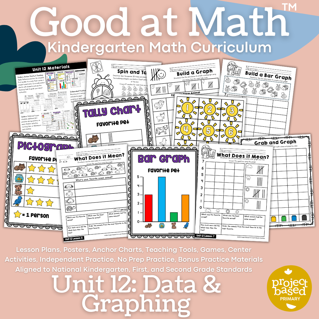 Good at Math® Kindergarten Math Curriculum Unit 12: Data & Graphing ...