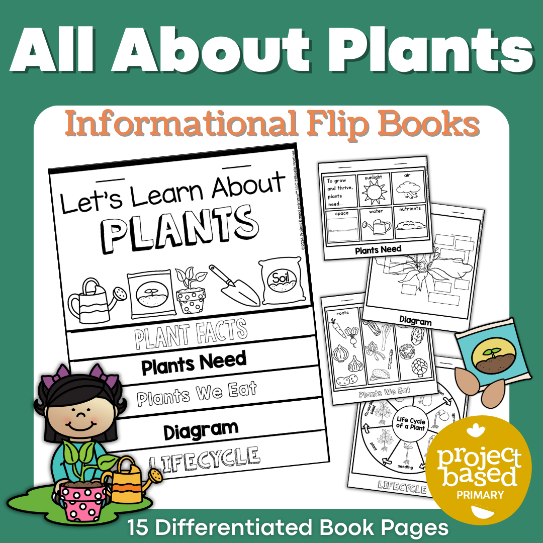 All About Plants Flip Book – Project Based Primary
