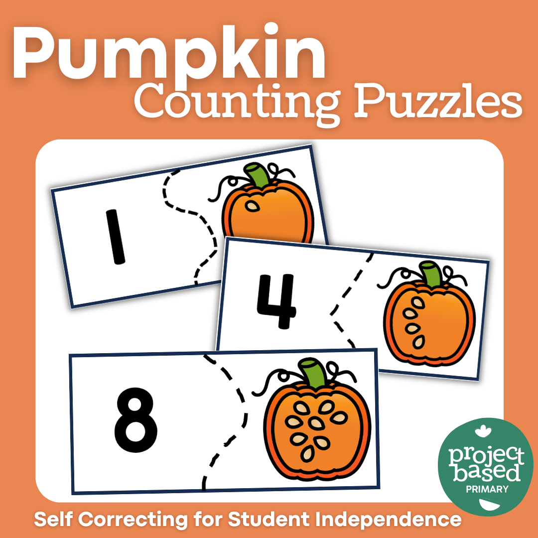 Pumpkin Seed Counting Puzzles – Project Based Primary