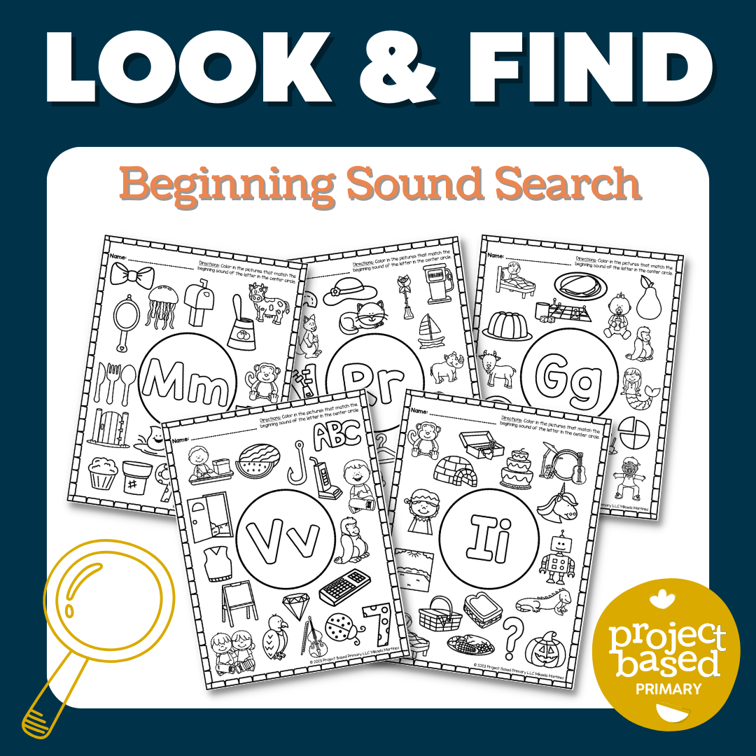 Look & Find Beginning Sound Search – Project Based Primary