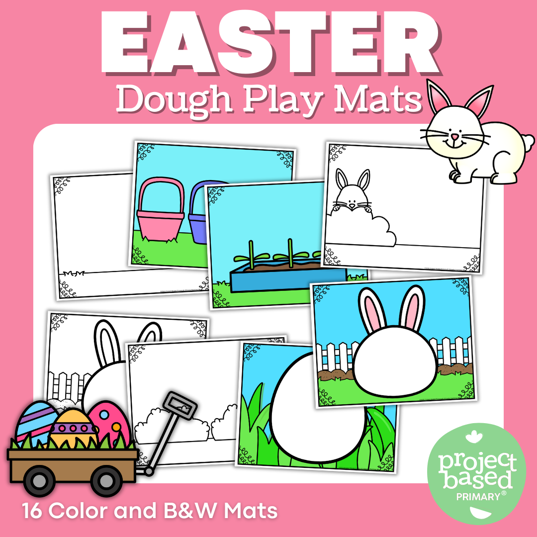 Easter Dough Play Mats – Project Based Primary