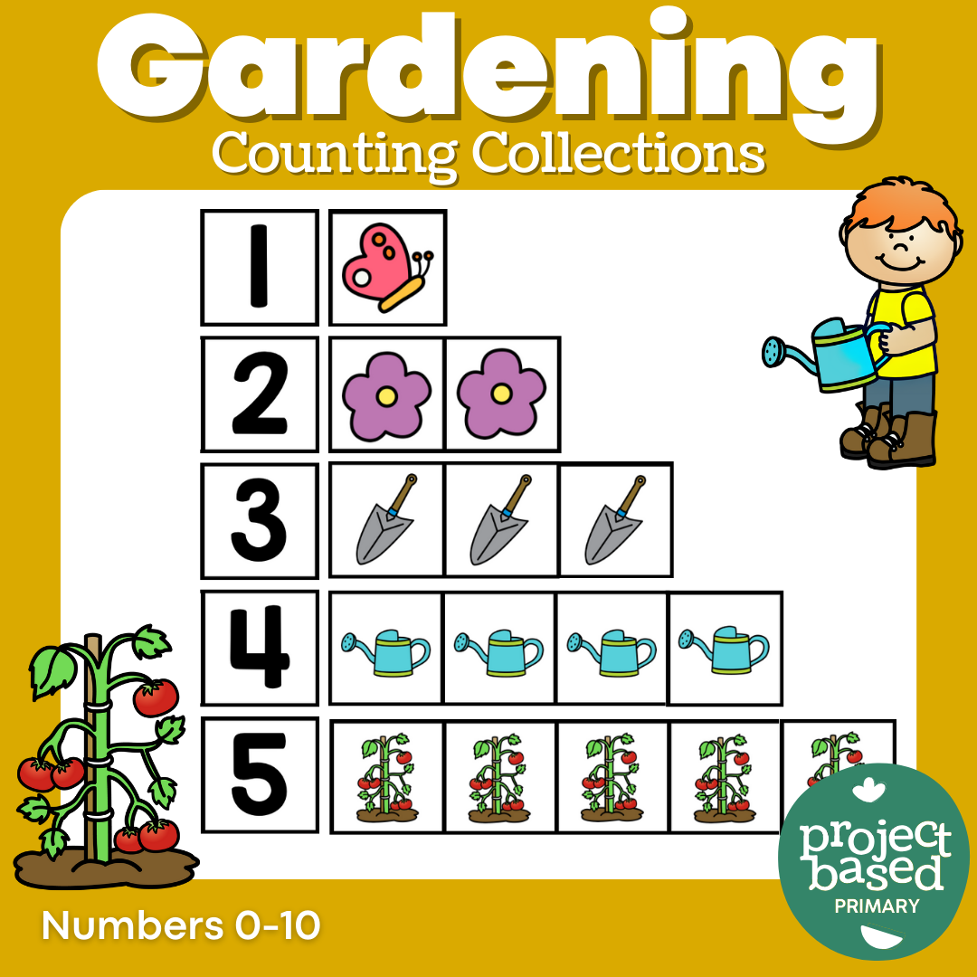 Garden Counting Collections – Project Based Primary