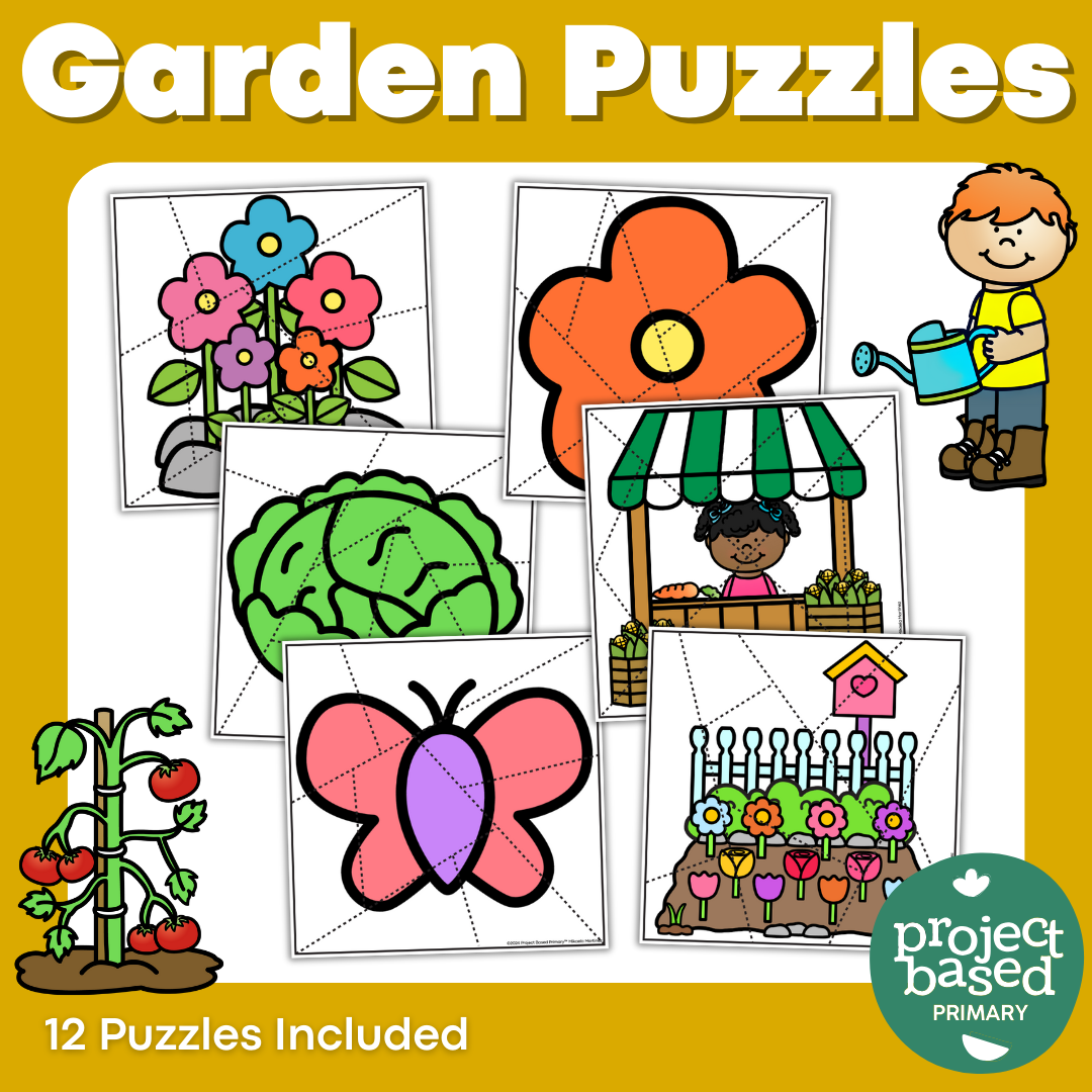 Garden Themed Puzzles – Project Based Primary