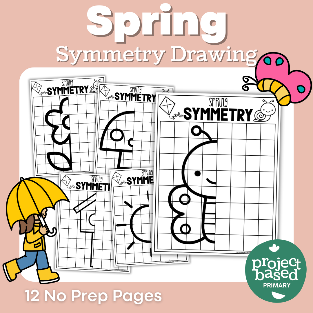 Spring Symmetry Drawing – Project Based Primary