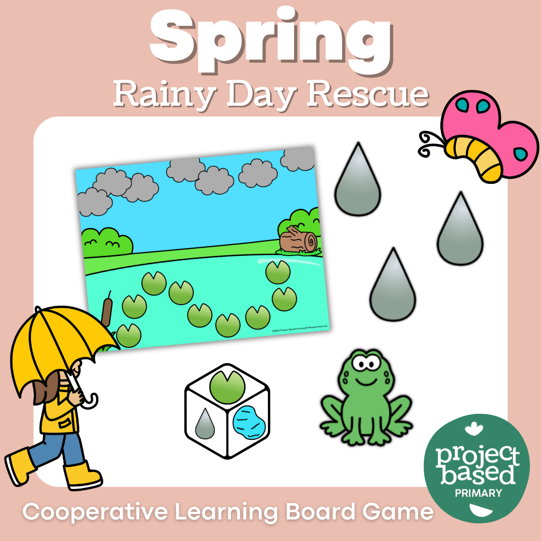 Spring Rainy Day Rescue Cooperative Board Game – Project Based Primary