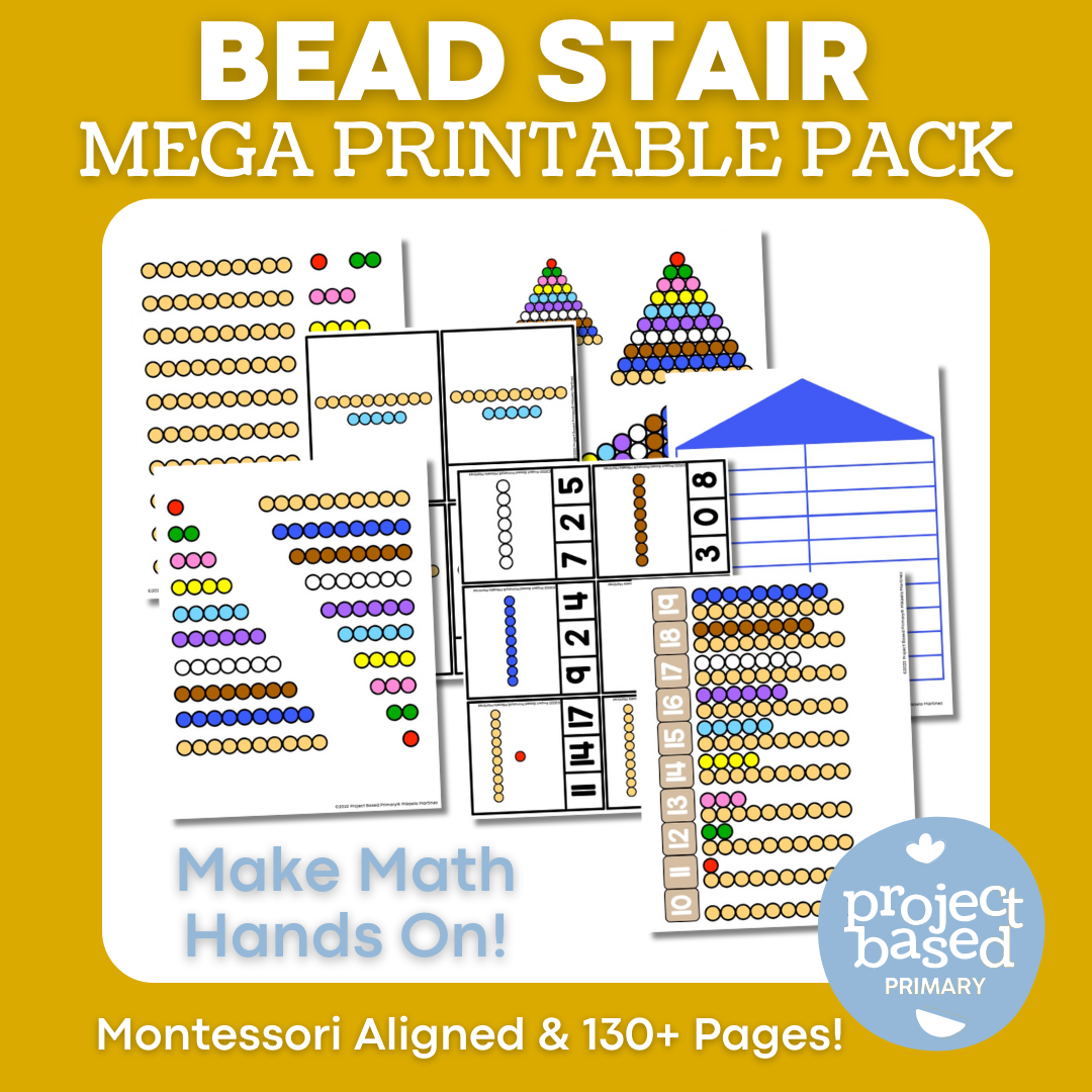 Montessori Bead Stair Mega Printables Pack – Project Based Primary