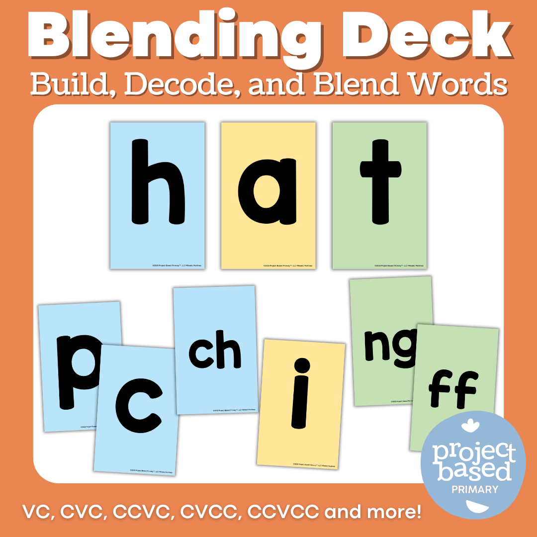 Blending Card Deck - All Phonics Skills – Project Based Primary