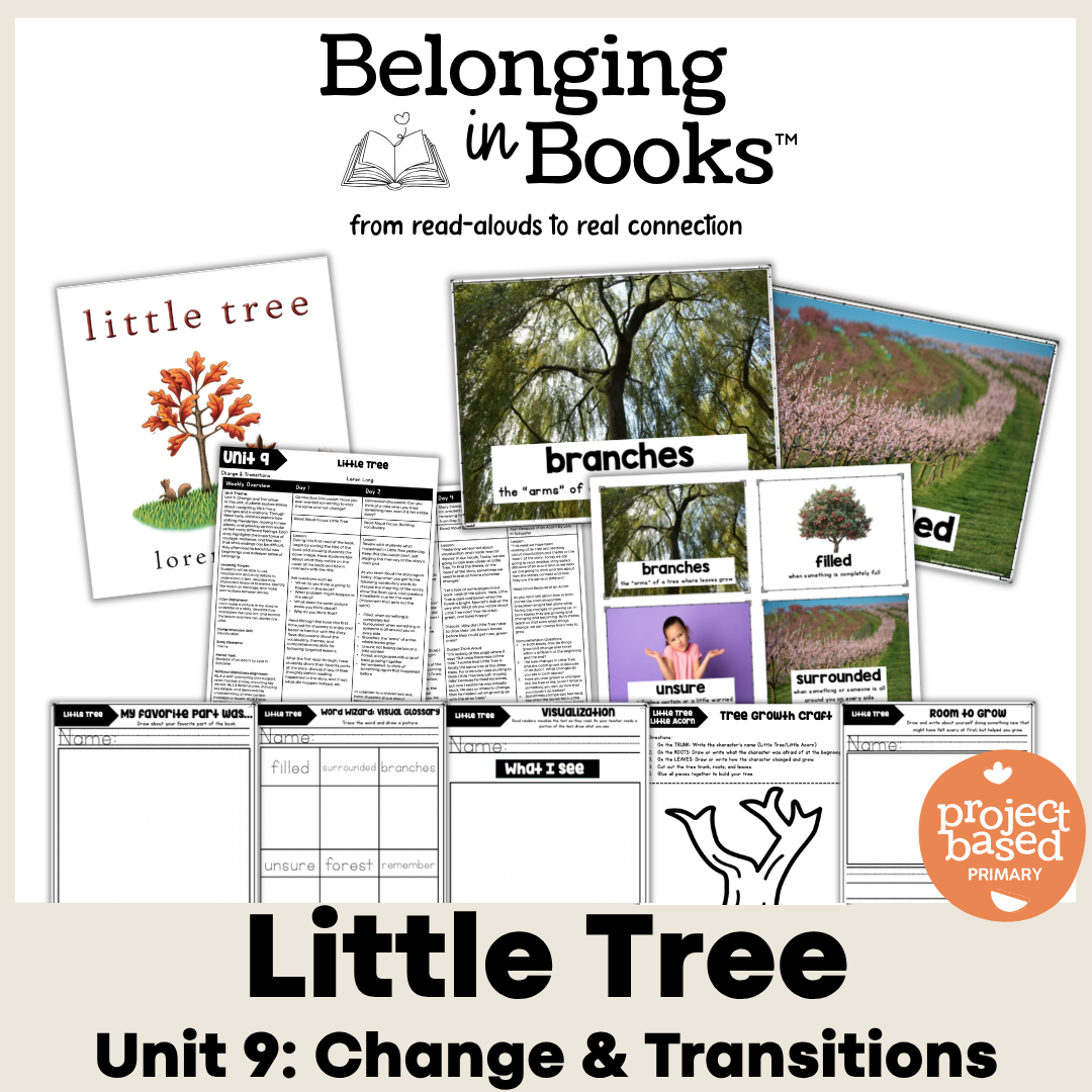 Little Tree Belonging in Books™ Reading Comprehension Week-Long Unit ...