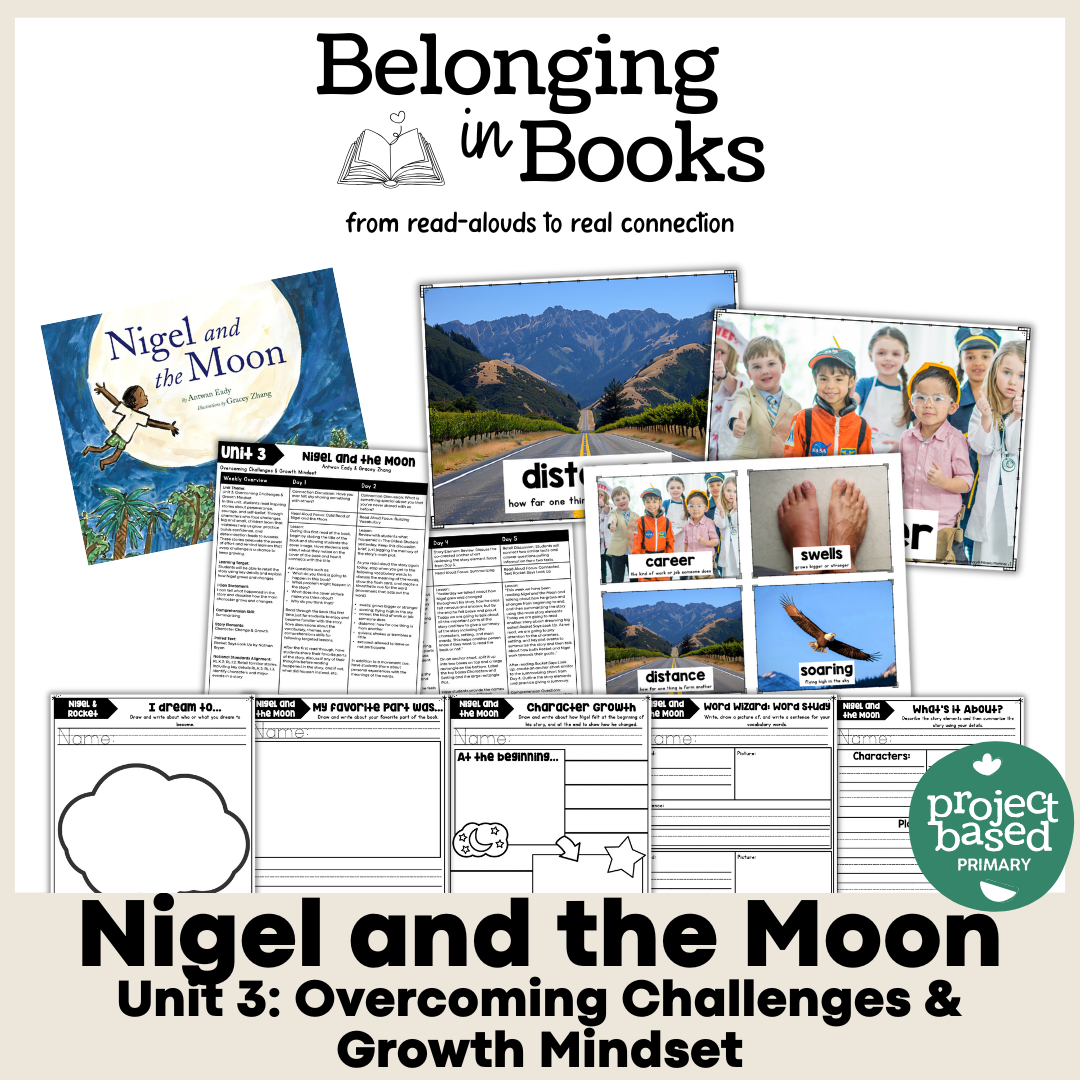Nigel and the Moon Belonging in Books™ Reading Comprehension Week-Long ...
