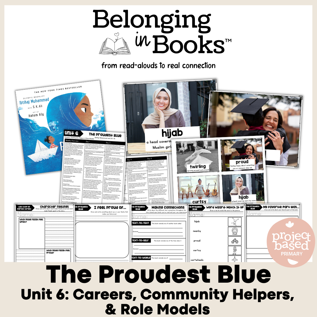 The Proudest Blue Belonging in Books™ Reading Comprehension Week-Long ...