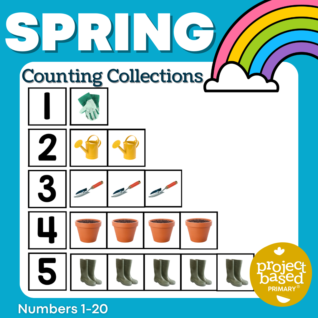 Spring Counting Collections 1-20 – Project Based Primary